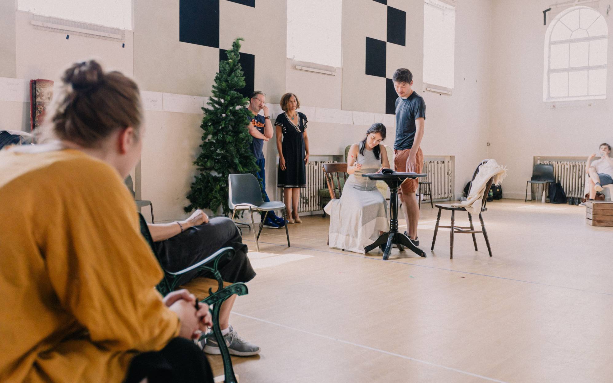 We went to see how rehearsals were going for our brand new musical ...