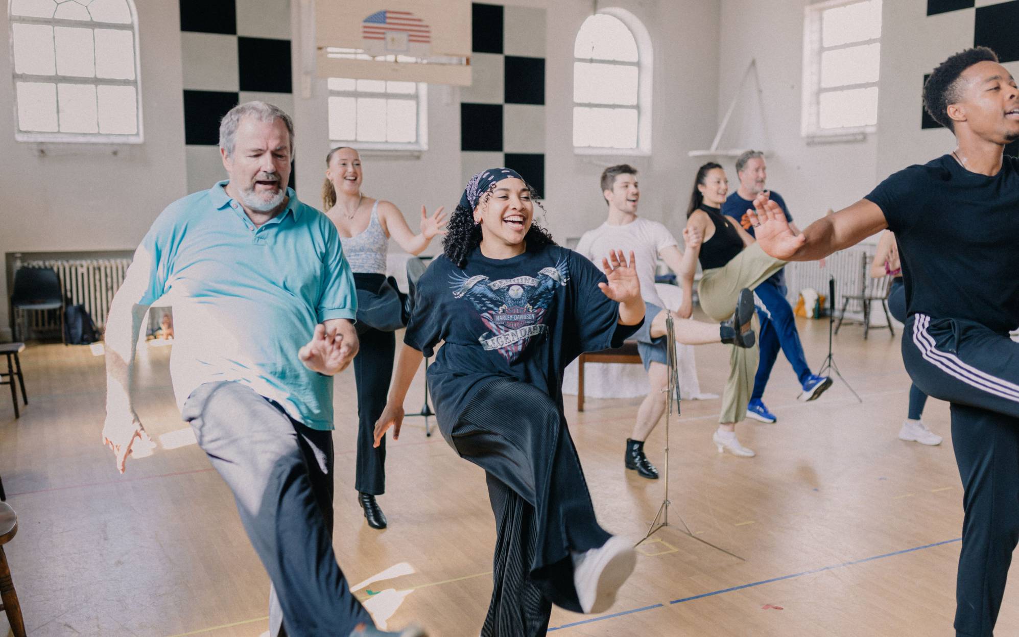 We went to see how rehearsals were going for our brand new musical ...