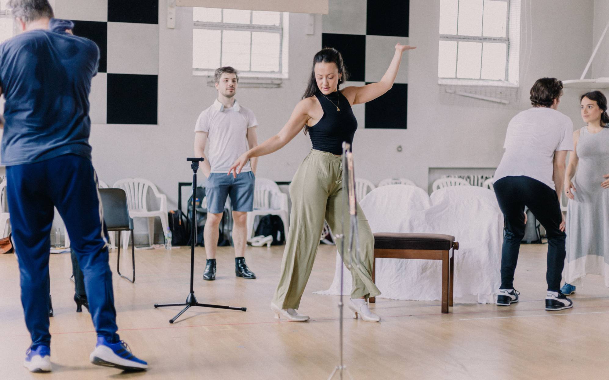 We went to see how rehearsals were going for our brand new musical ...