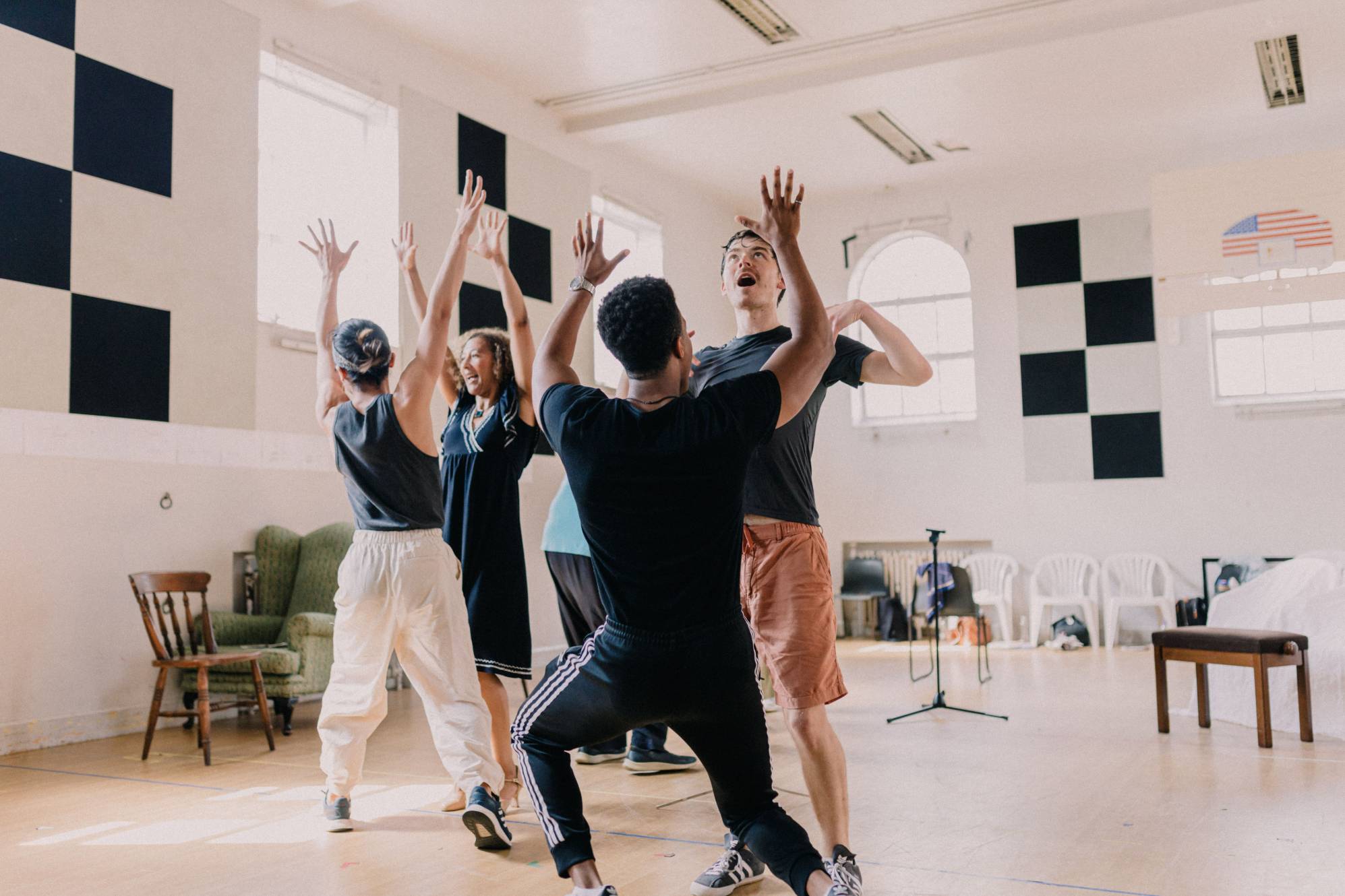 We went to see how rehearsals were going for our brand new musical ...