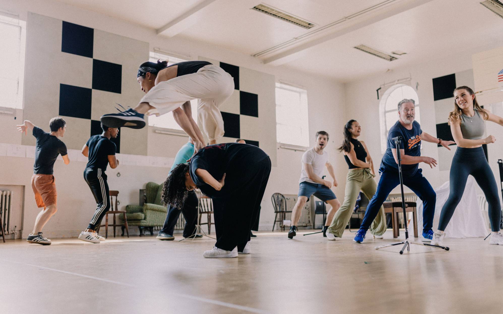 We went to see how rehearsals were going for our brand new musical ...