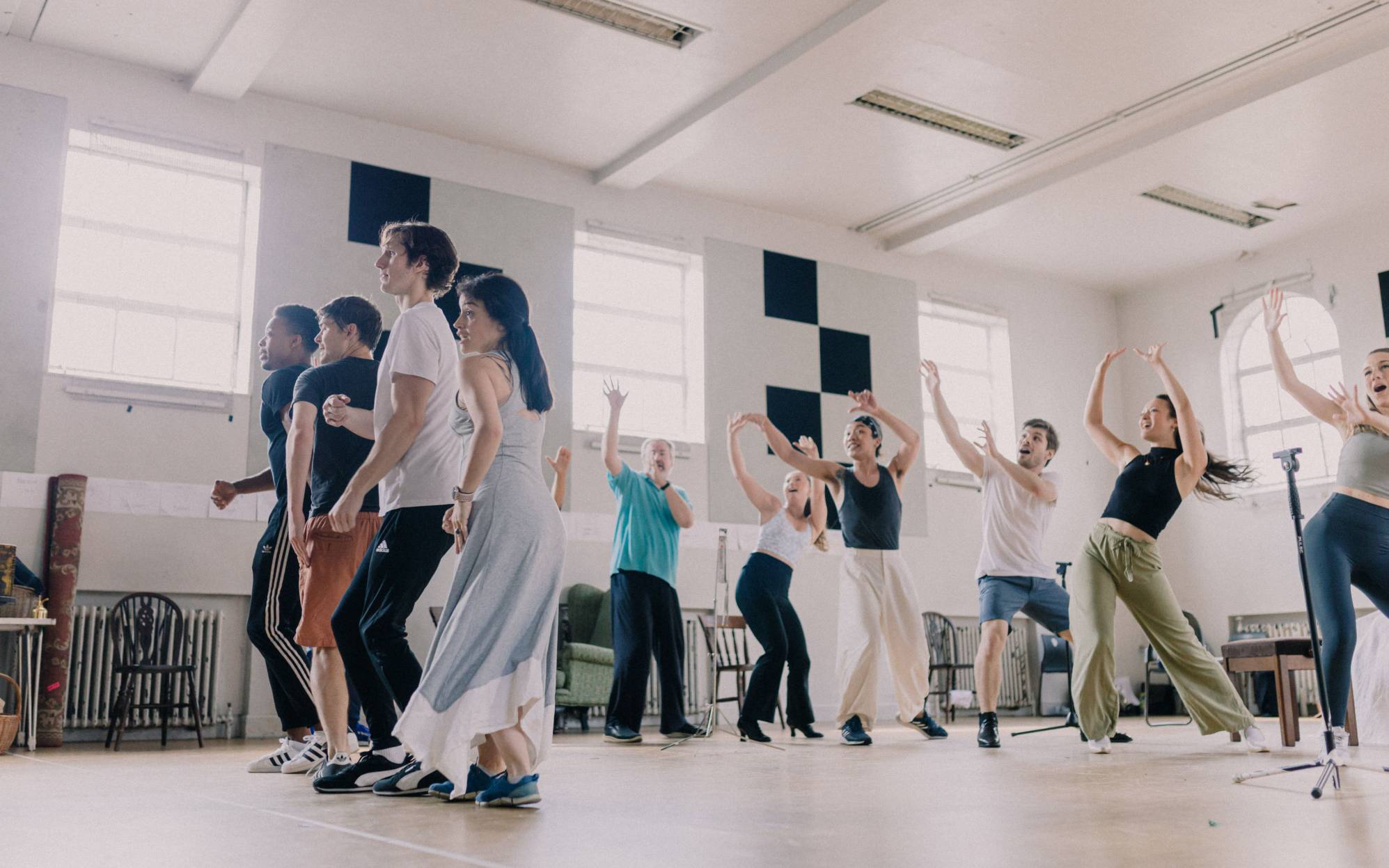 We went to see how rehearsals were going for our brand new musical ...