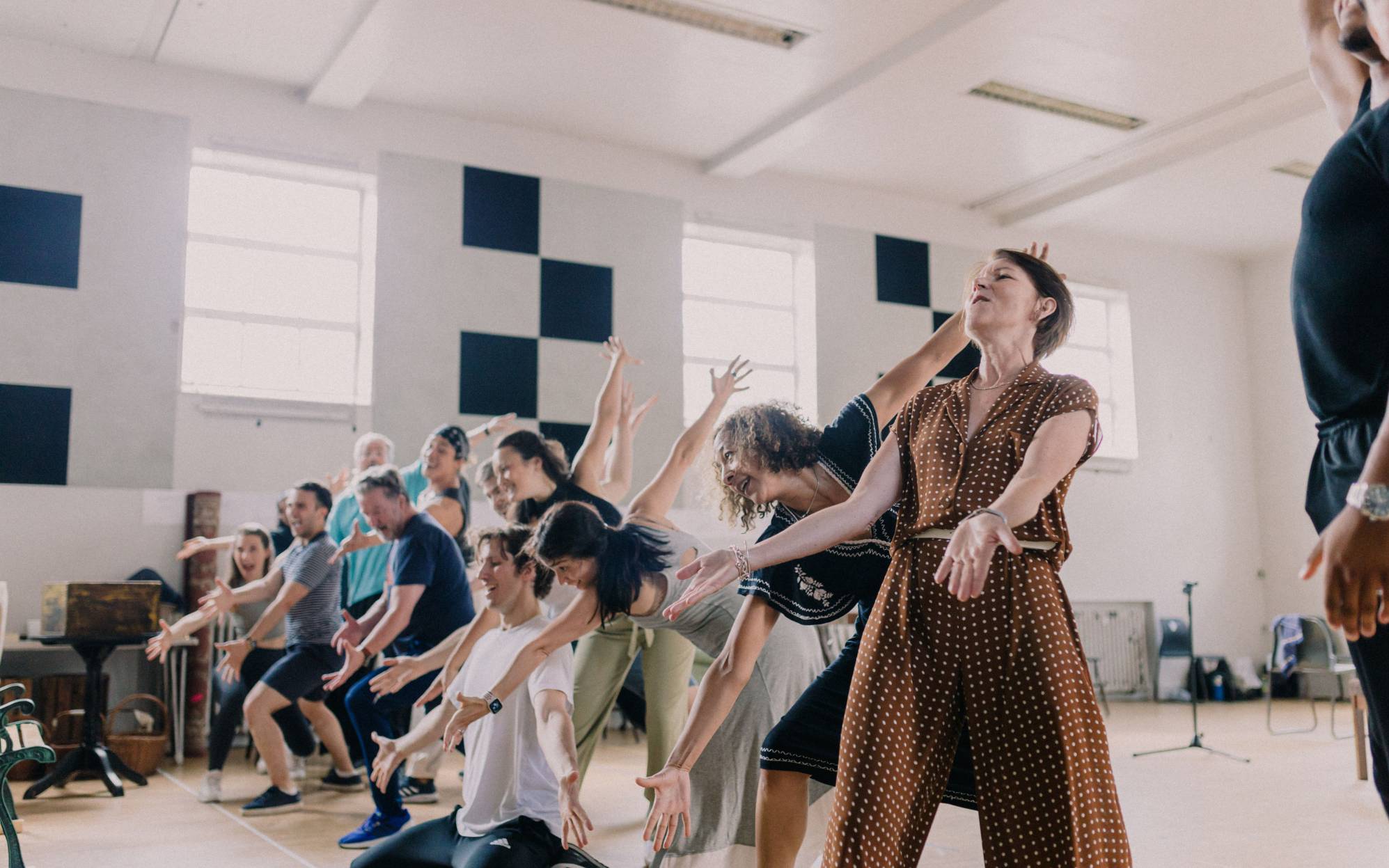 We went to see how rehearsals were going for our brand new musical ...