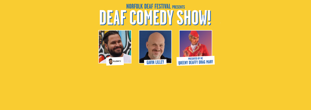 Sign Language night of comedy at Norwich Theatre Stage Two